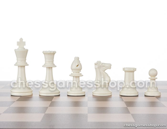 Plastic pieces, Chess pieces - Plastic chess pieces STAUNTON COLOR